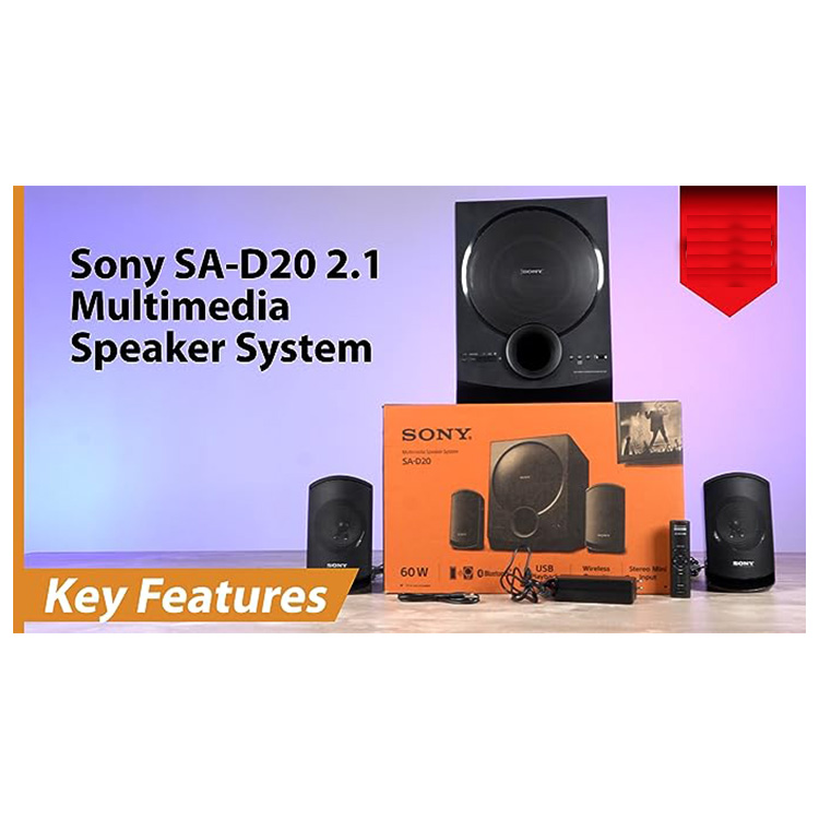 Sony Multimedia Speaker SA-D20,60 W Bluetooth | Oksouq